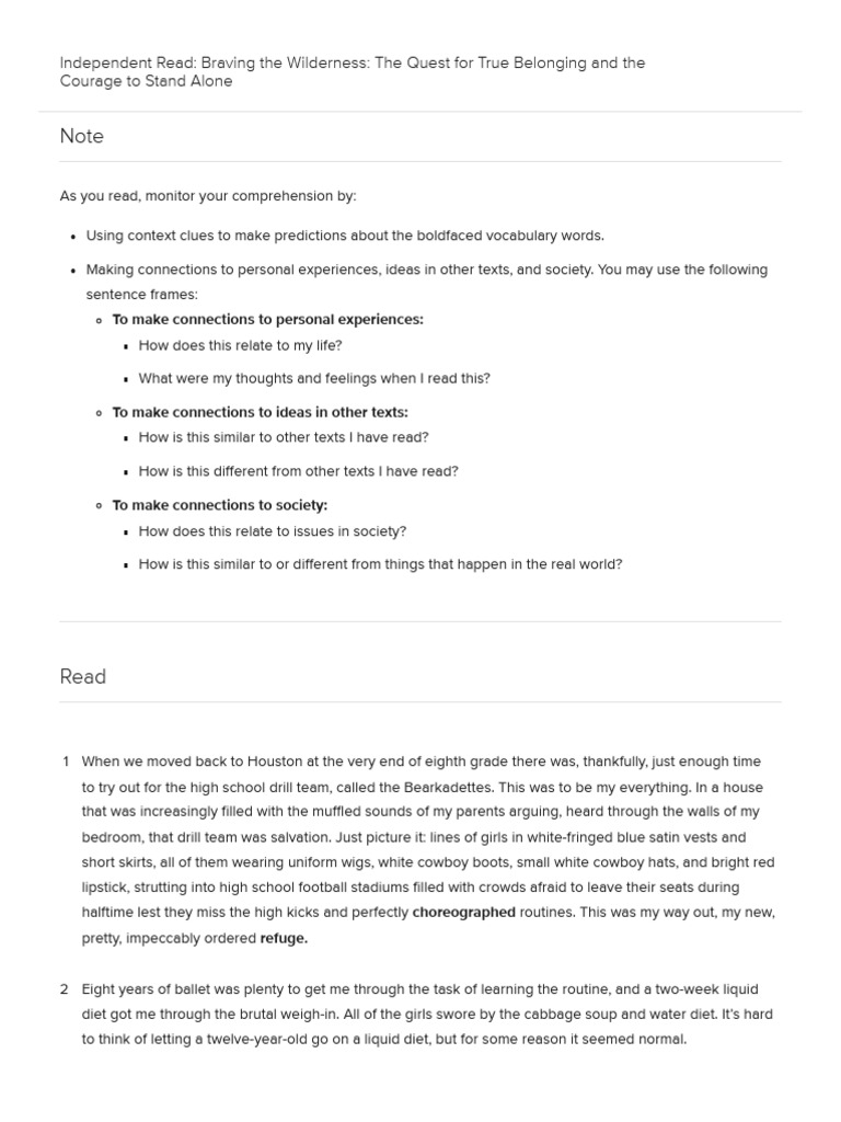 Braving The Wilderness - The Quest For True Belonging and The Courage ...