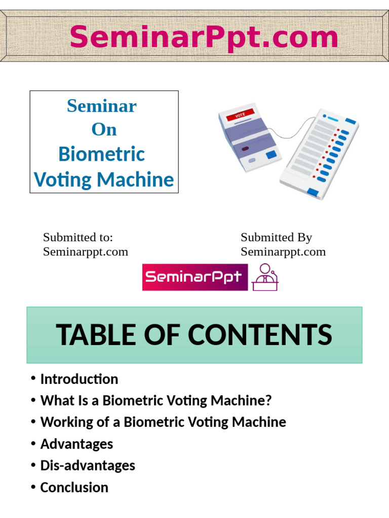 Biometric Voting Machines Explained | PDF | Biometrics | Crime Prevention