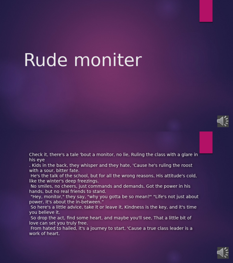 Rude Moniter | PDF