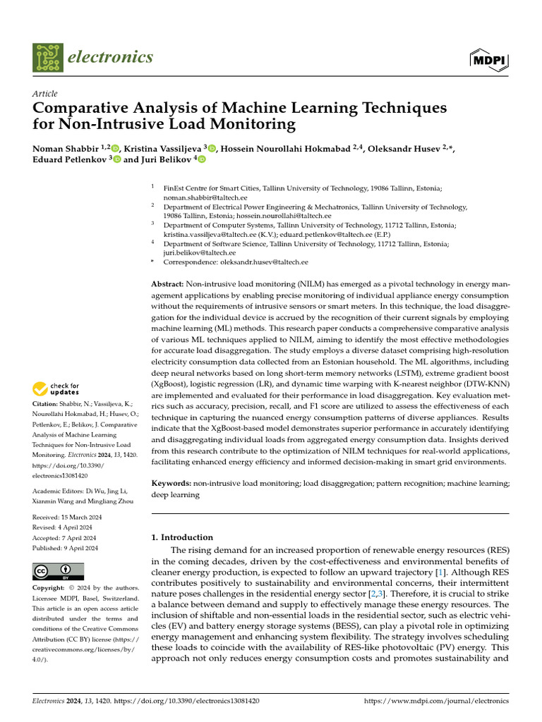 Electronics 13 01420 | PDF | Machine Learning | Applied Mathematics