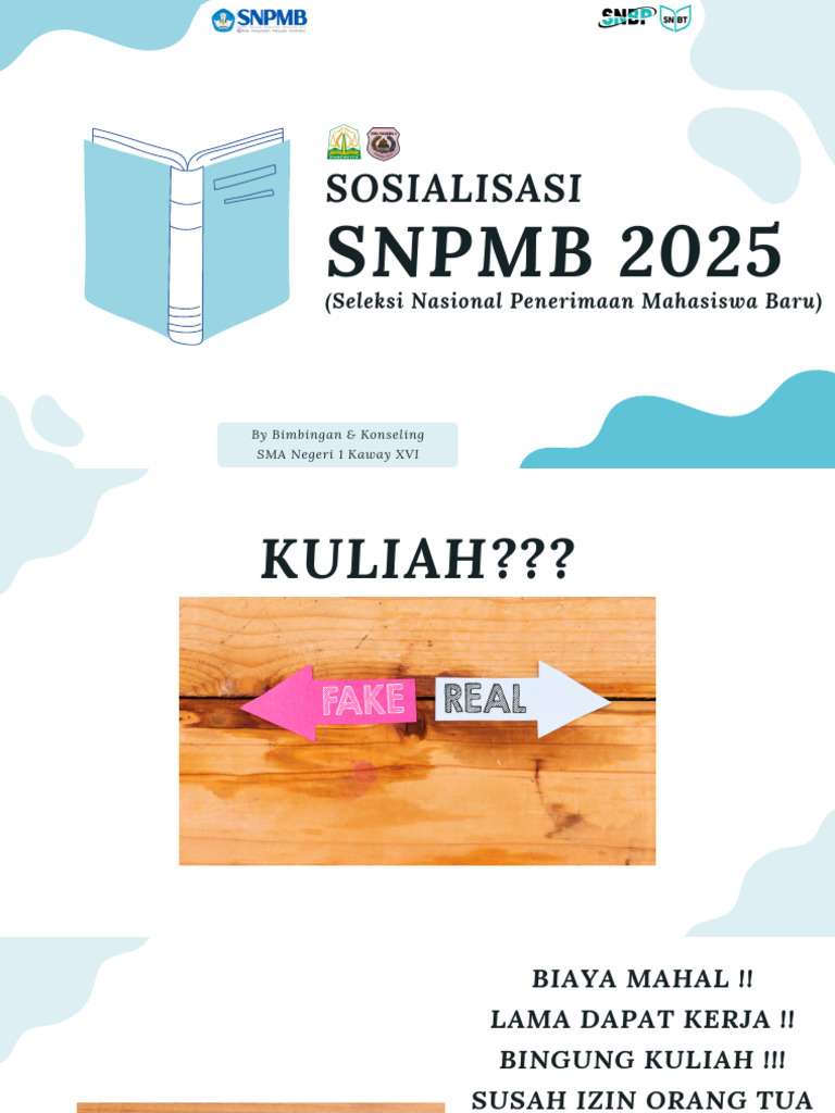 Sosialisasi SNPMB 2025 untuk Siswa | PDF