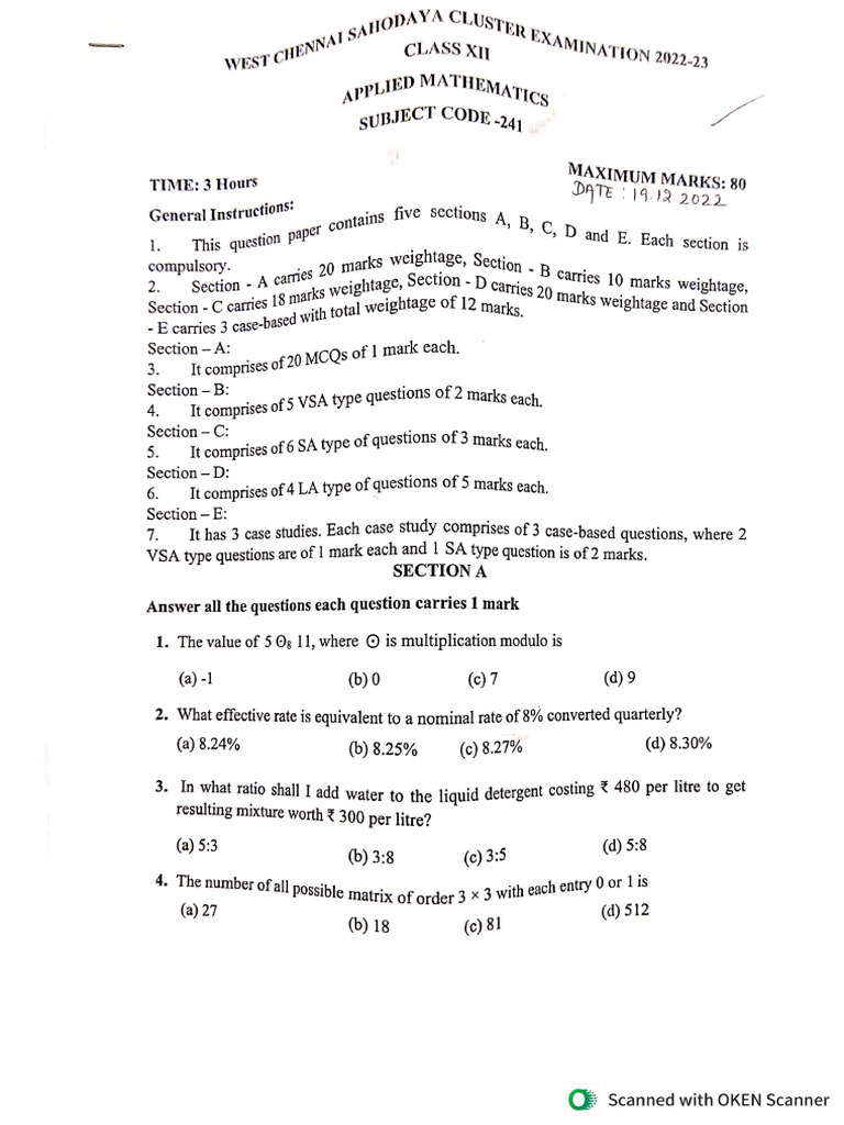 Applied Mathematics | PDF