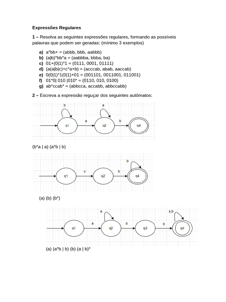 Express Oes Regulares at Vd | PDF