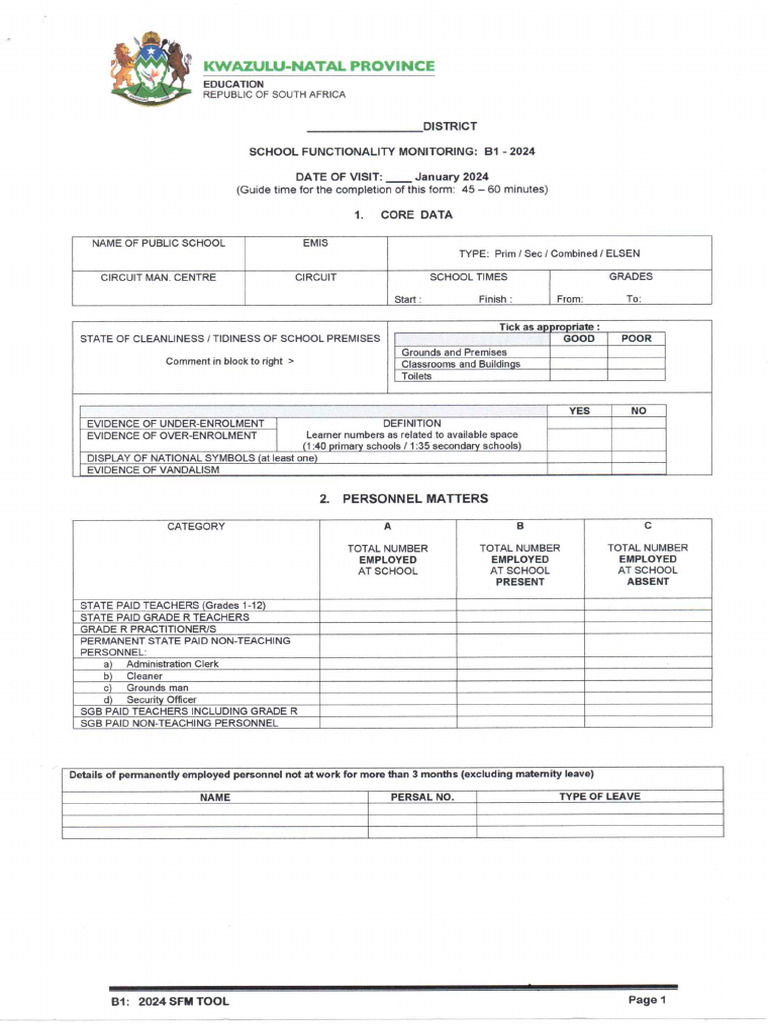 SFM Monitoring Tool | PDF