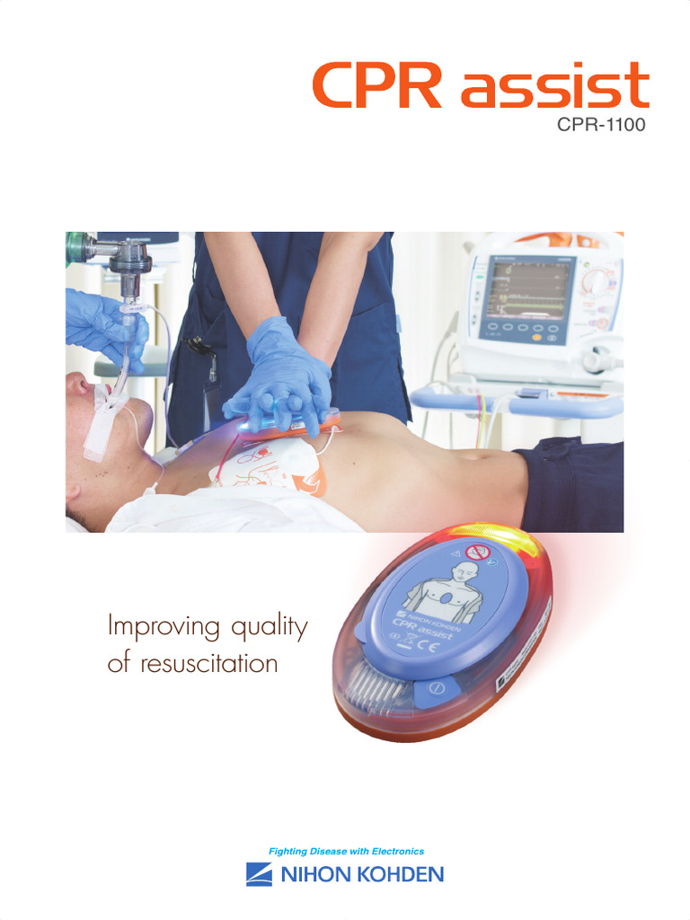 Nihon Kohden CPR-1100 CPR Assist Chest Compressor Machine Brochure ...