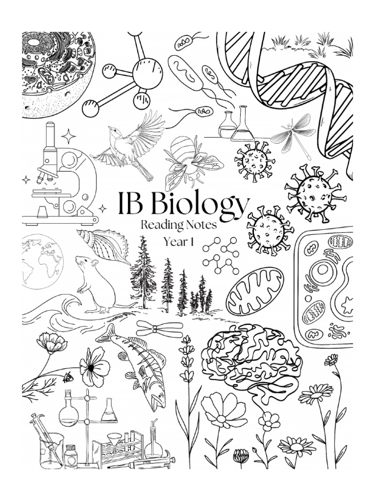 IB Biology HL Year 1 Curriculum Guide | PDF | Fatty Acid | Dna