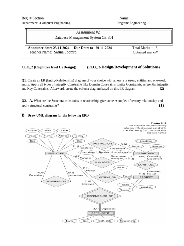 Assignment #2 DBMS Fall 2024 | PDF