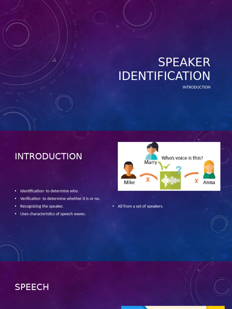 Speaker Identification and Recognition Techniques | PDF | Speech | Larynx