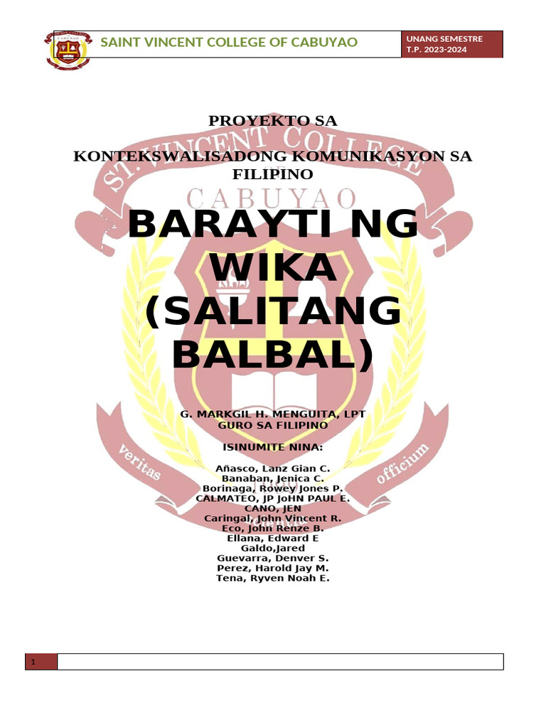 Kksf Balbal Ref | PDF