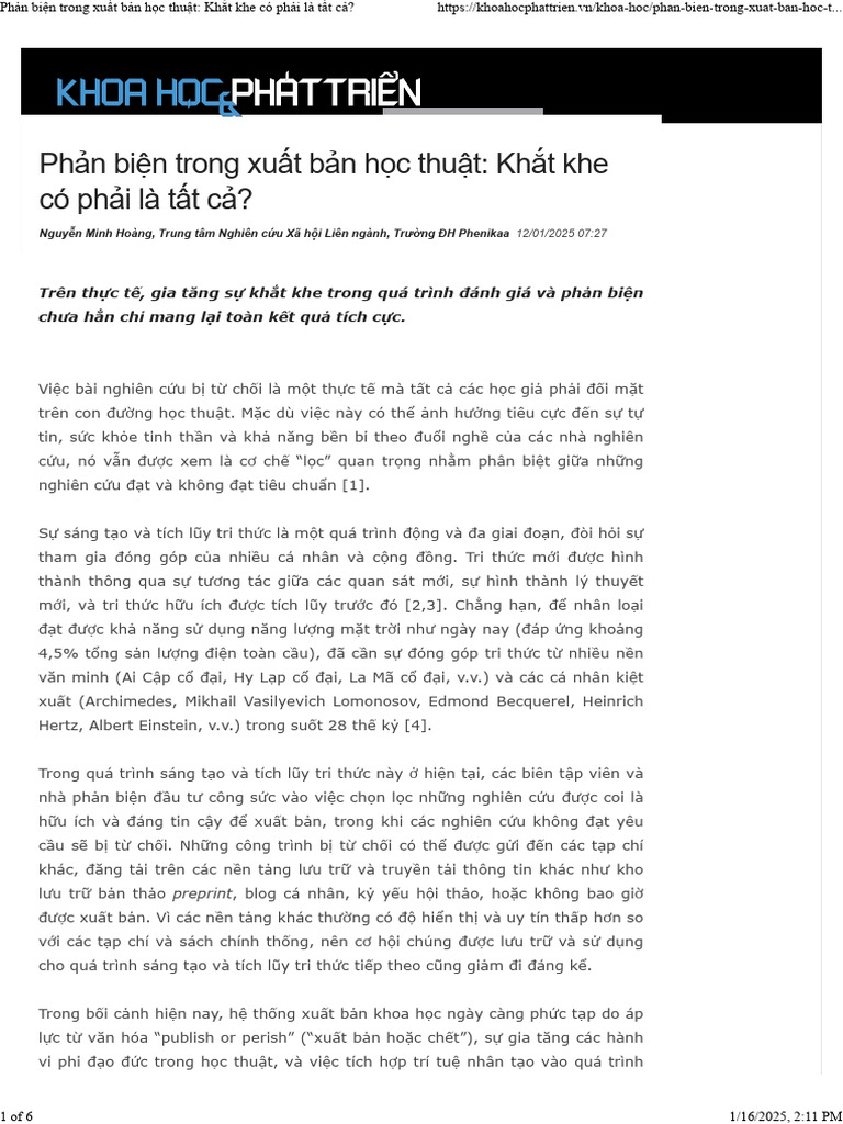 PH Nbi N Trong Xu TB NH C Thu T: KH T Khe Có PH I Là T TC ? | PDF