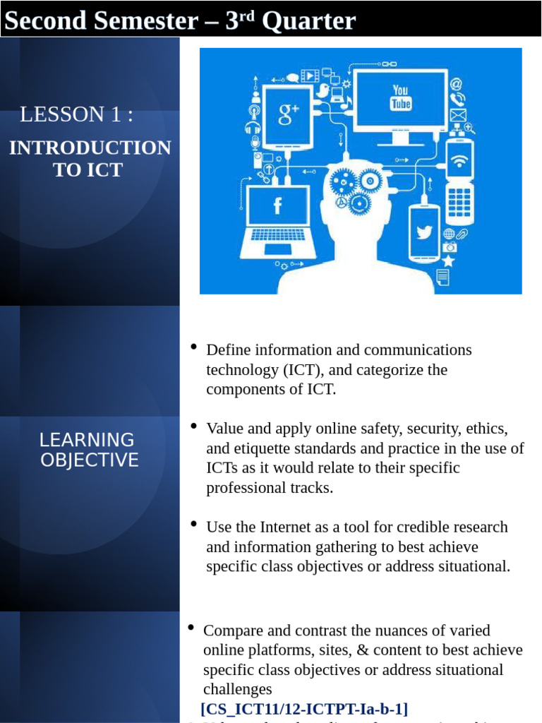 Introduction to ICT: Key Concepts | PDF | World Wide Web | Internet & Web