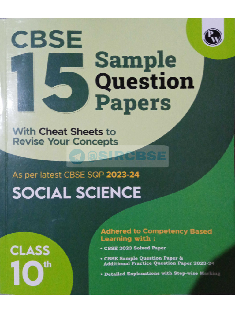 Class 10 PW SST SQP - 2 | PDF