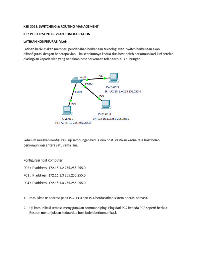 Latihan Vlan | PDF