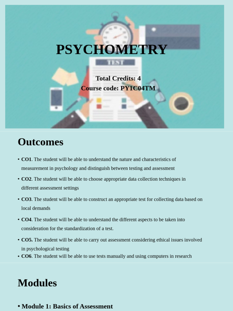 Module 1 Basics of Assessment | PDF | Level Of Measurement | Statistics