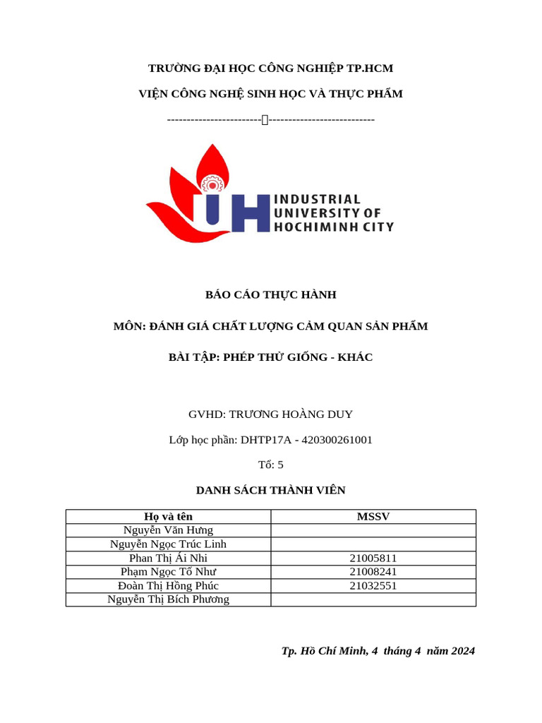 Báo Cáo C M Quan | PDF