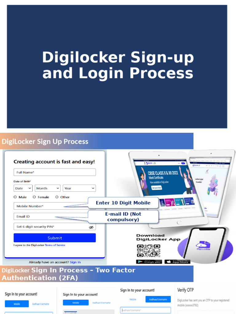 Digilocker Process Flow | PDF