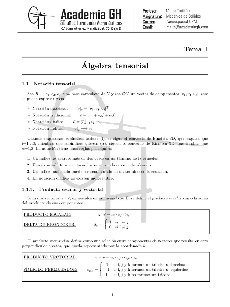 MSol Tema 1 | PDF | Valores propios y vectores propios | Degradado