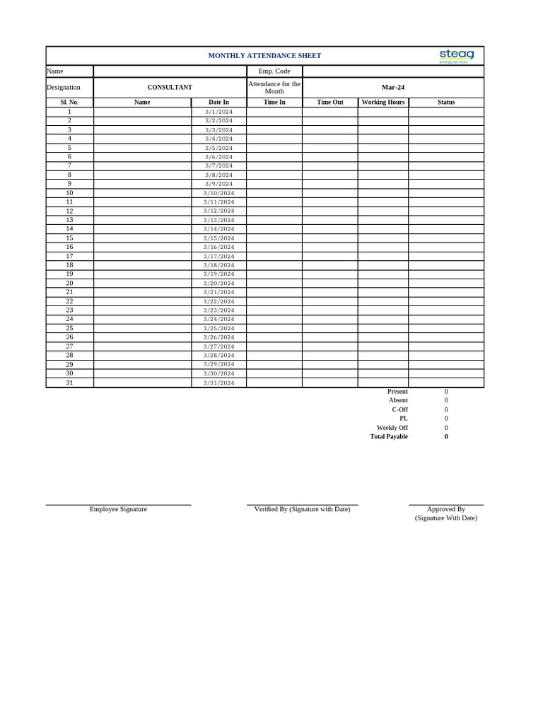 Sample-Consultant Attendance & Invoice | PDF | Economies | Taxes