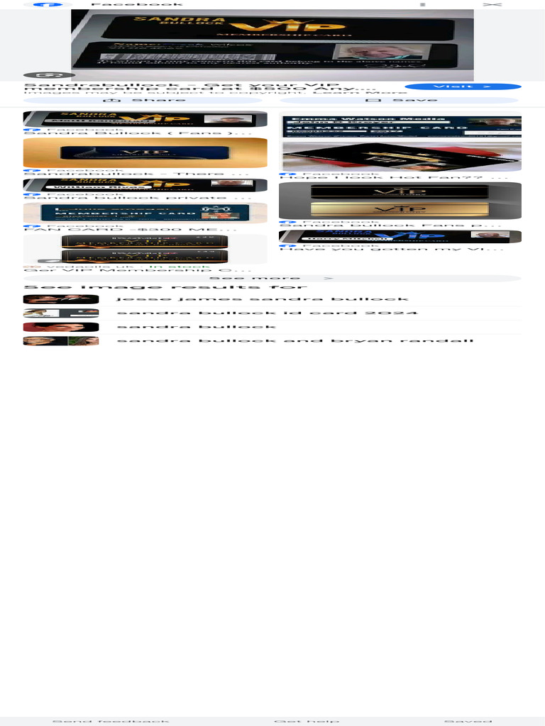 Sandra Bullock Vip Card - Google Search | PDF