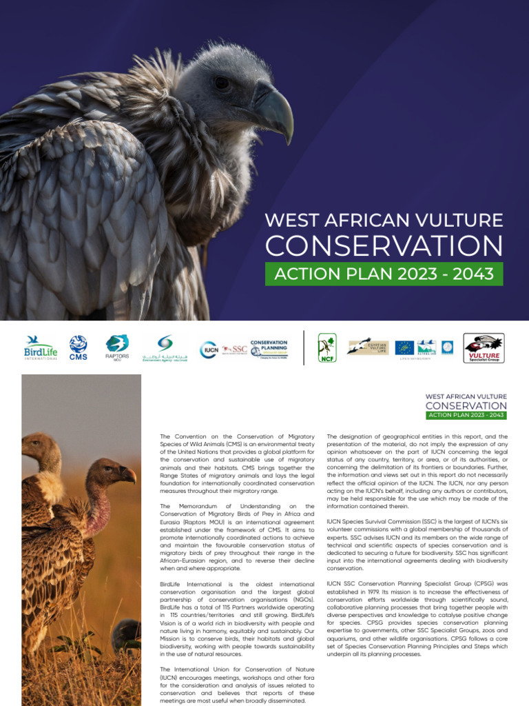 West African Vulture Conservation Action Plan V1_April F | PDF ...