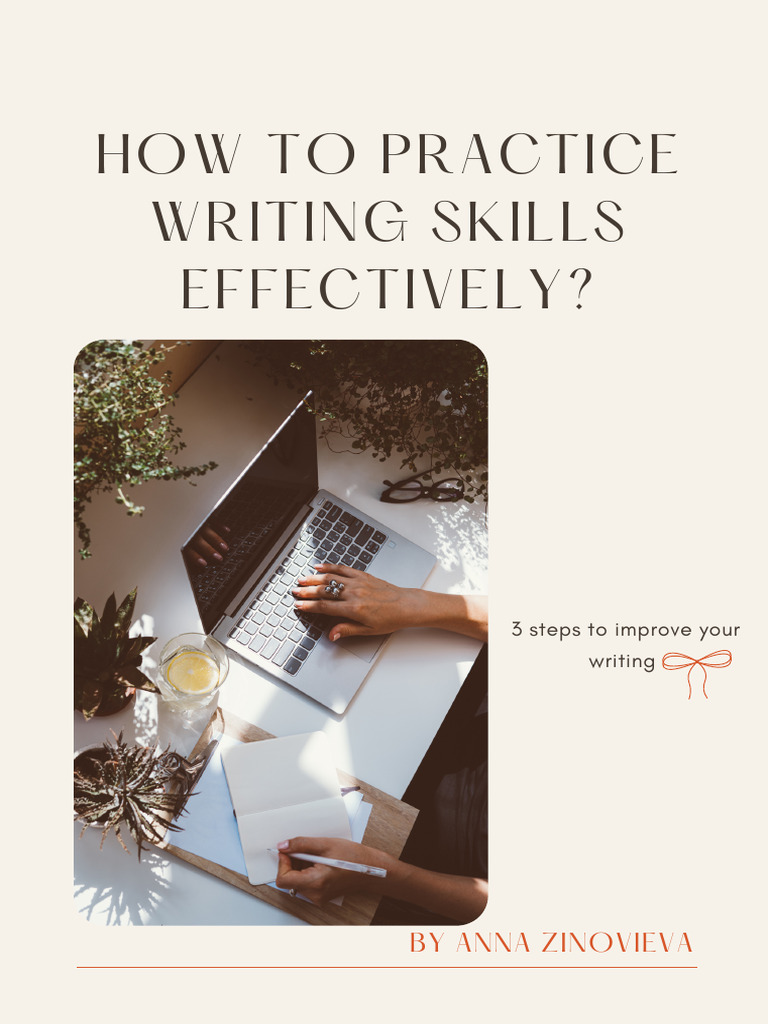 3 Steps To Improve Writing Skills | PDF