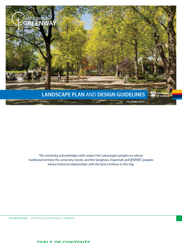 Greenway Landscape Plan and Design Guidelines | PDF | Sustainability ...