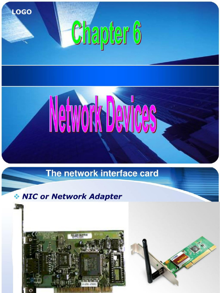 Network Devices Chapter 6 | PDF