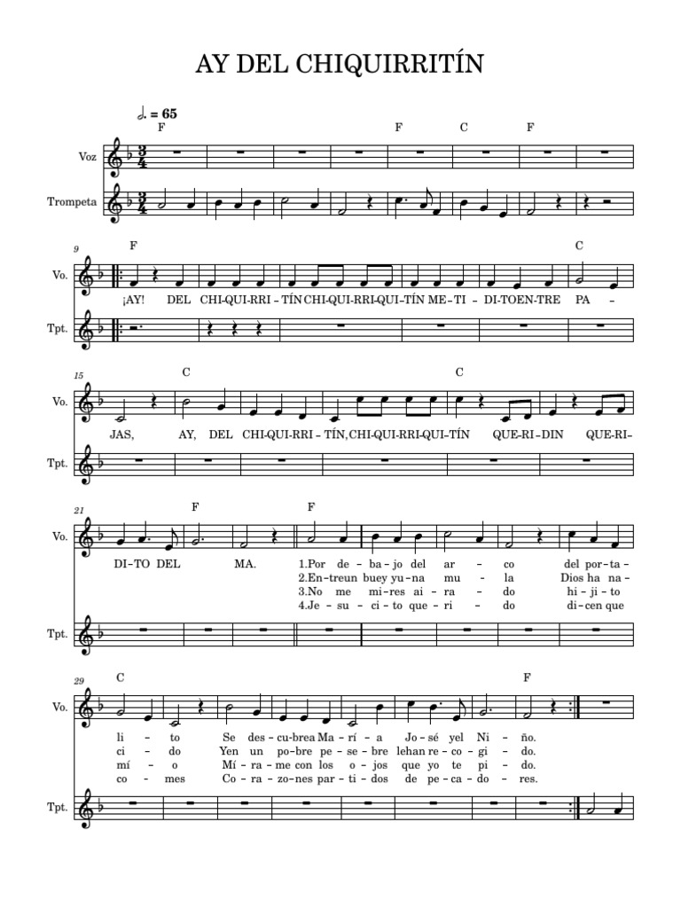 Ay Del Chiquirritín | PDF