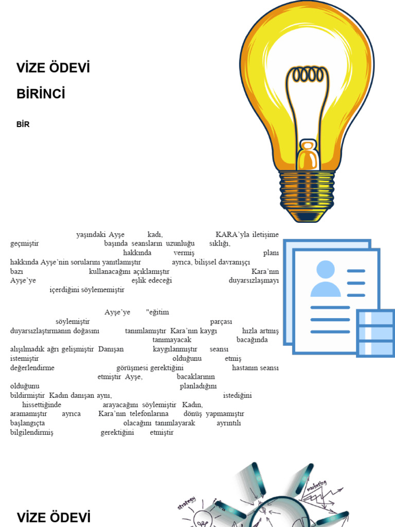 Klinik Etik Ve Temel Beceriler Vize Ödevi | PDF