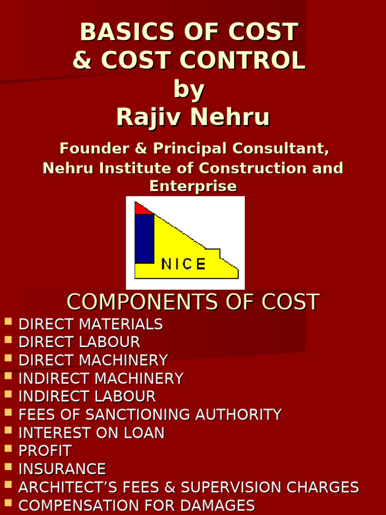 Cost Control Basics for Project Management | PDF | Prices | Cost Accounting