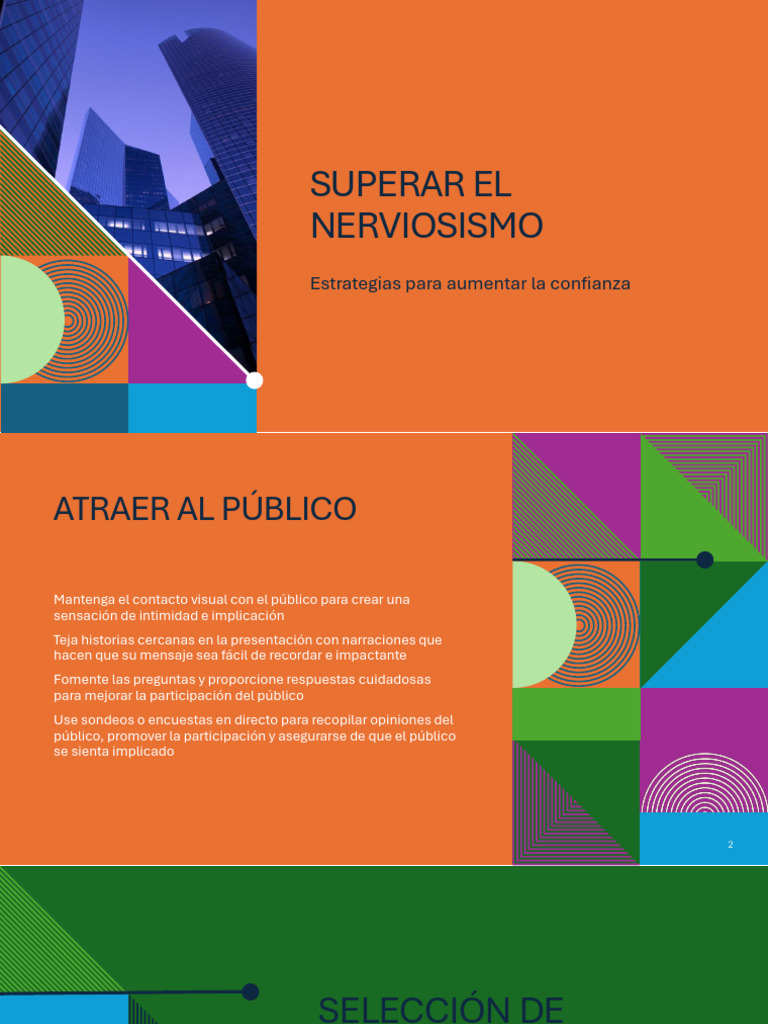 La Importancia de Porque Superar El Nerviosismo | PDF