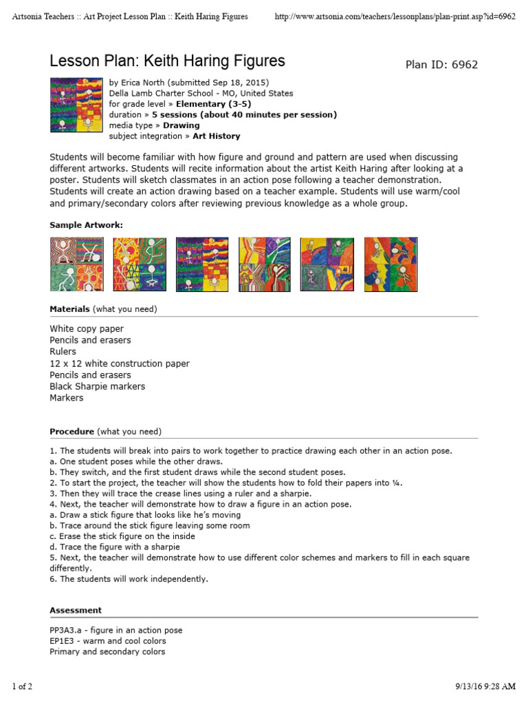 Keith Haring Figures | PDF | Learning