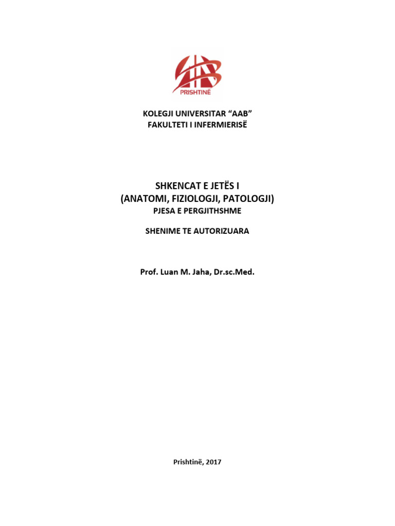 Anatomia pjesa pergjithshme | PDF