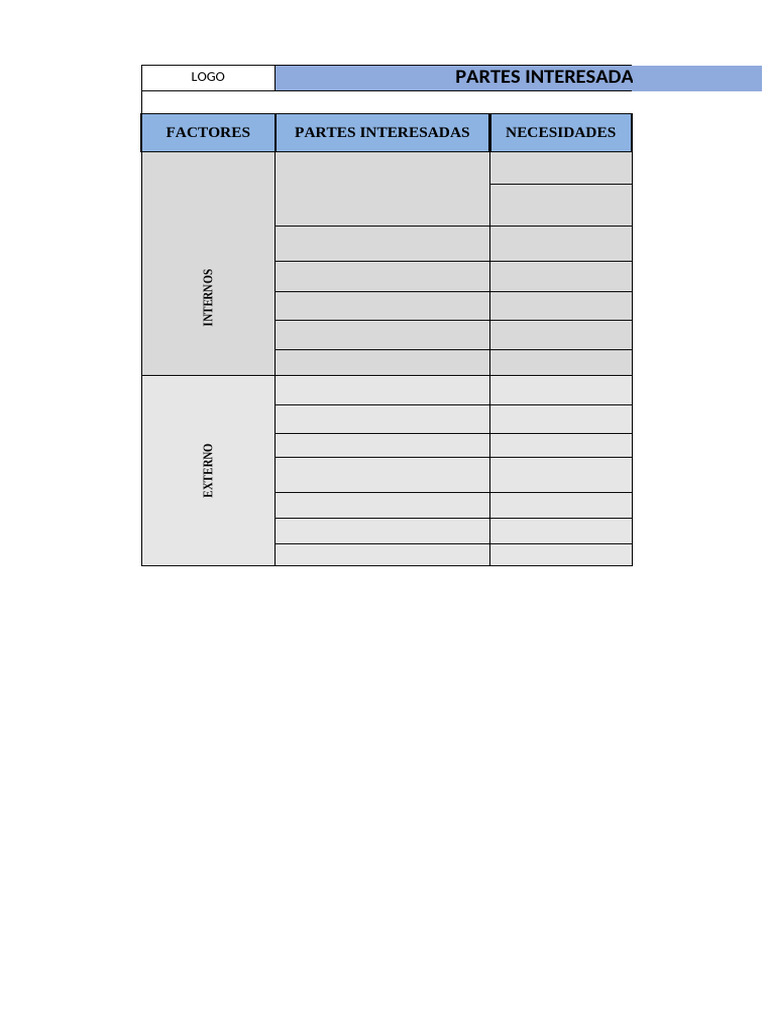 T01-1 Partes Interesadas | PDF | Business | Mercado (economía)
