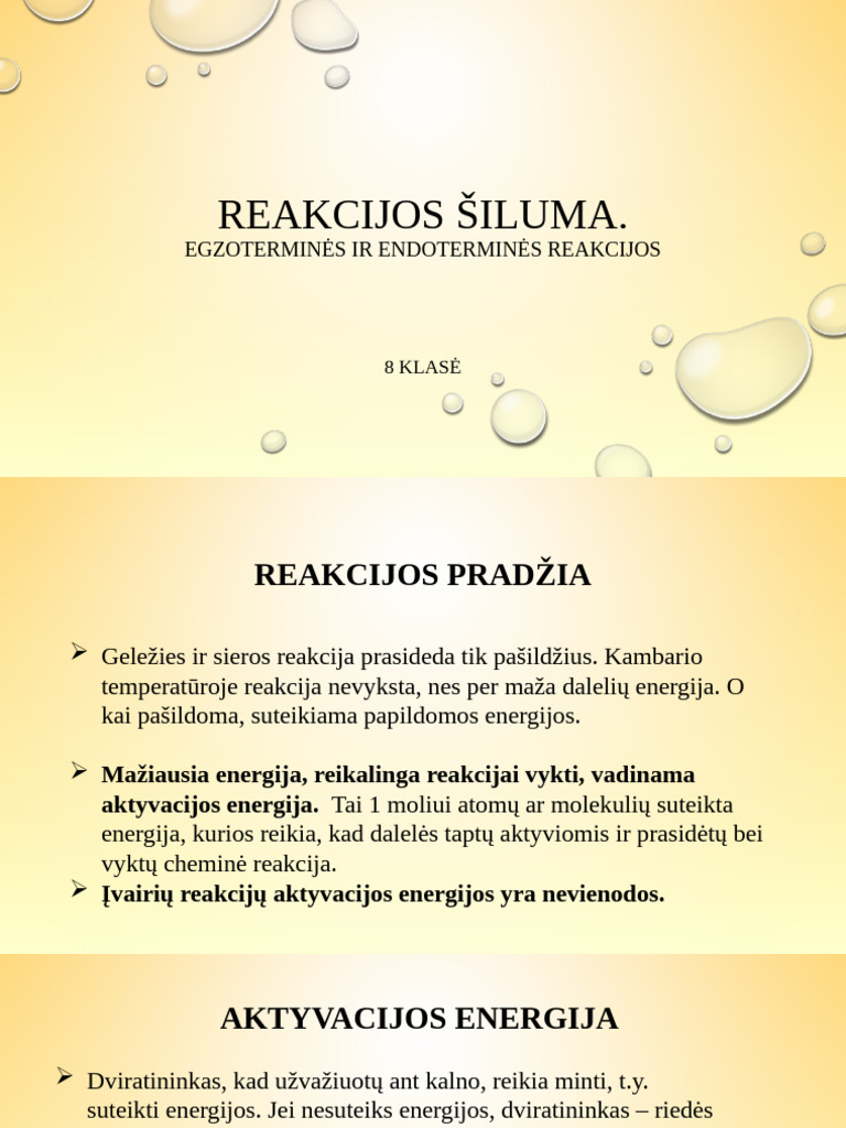 8.reakcijos Siluma | PDF