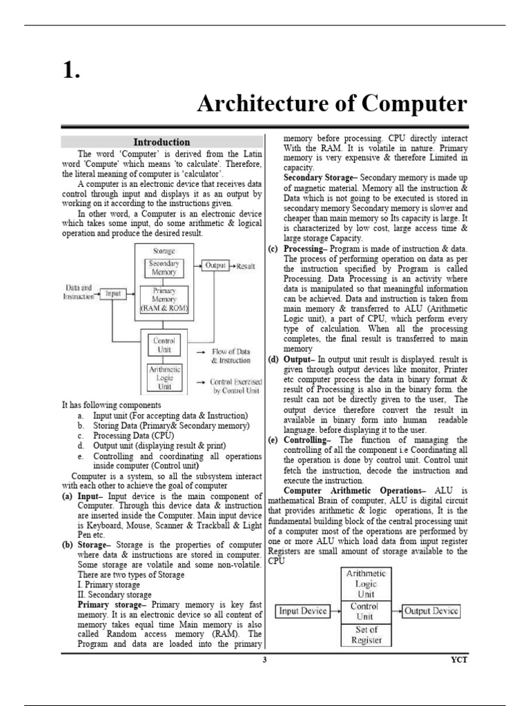 YCT 2024 25 RRB Knowledge TCS Pattern Theory PYQs English Medium | PDF | Computer Data Storage ...