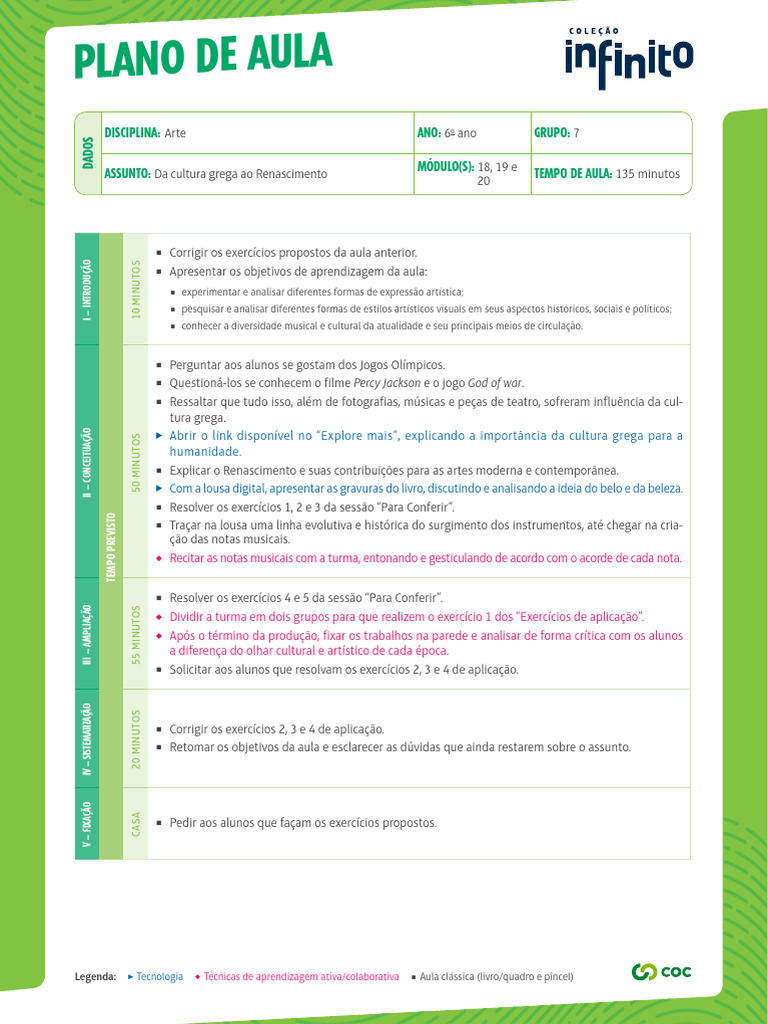 6 Ano Plano - de - Aula - M - Dulo - S - 18 - 19 - e - 20 - Da - Cultura - Grega - Ao ...