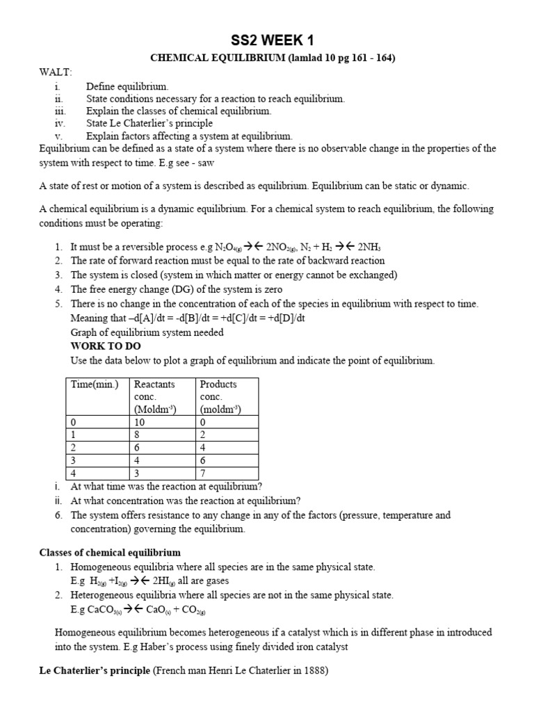 Chemistry SS2 2nd Term | PDF | Chlorine | Nitric Acid