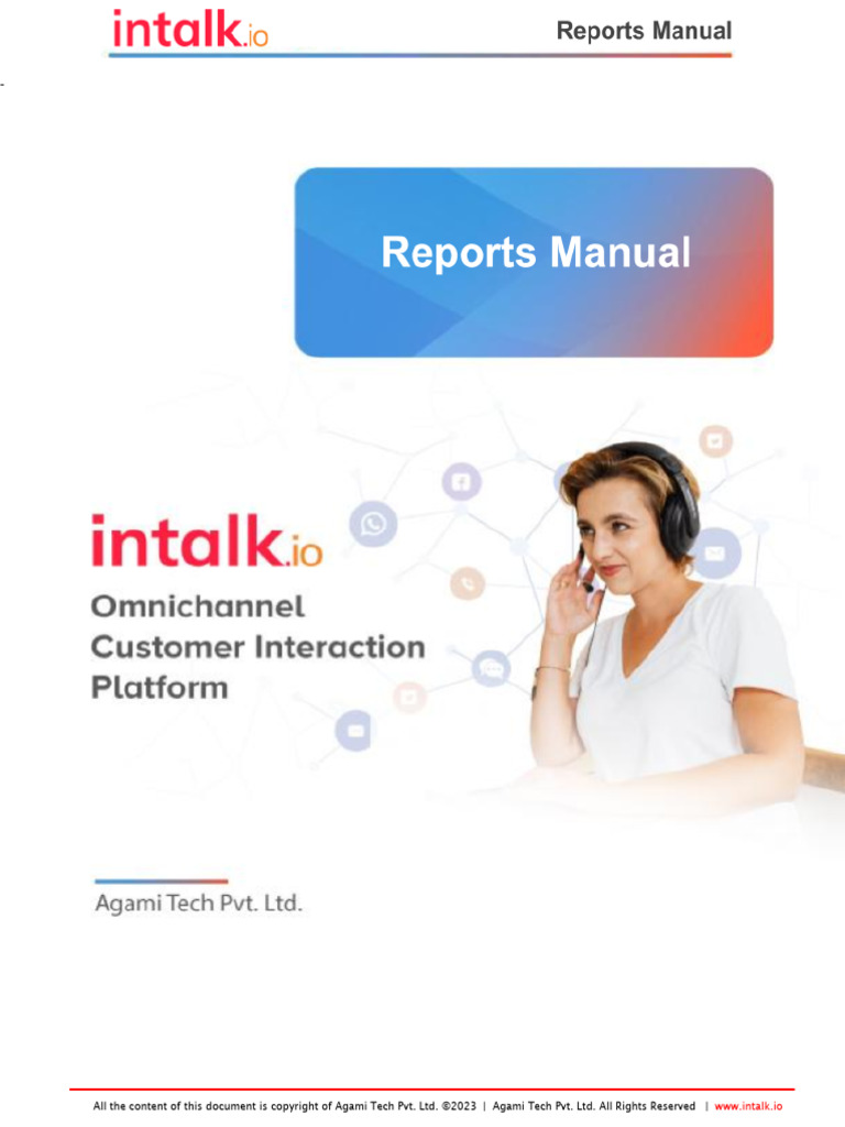 Intalk - Io Reports Feature Manual - V2.1 - 03042023 | PDF ...