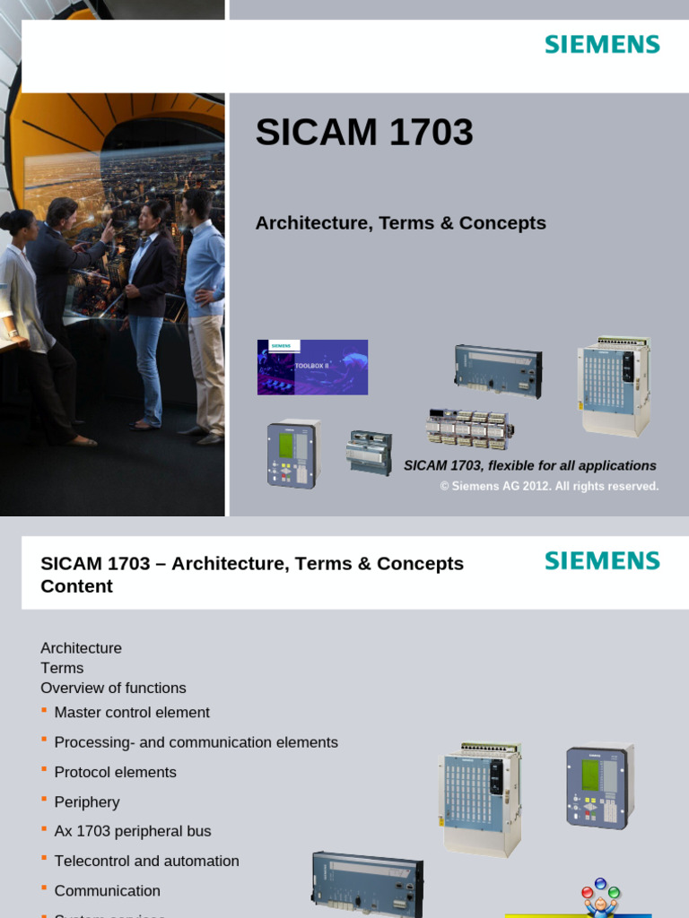 03-Sicam 1703-Architecture | PDF | Ethernet | Network Interface Controller