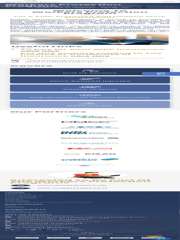 Dubai Workers Protection Program Overview | PDF