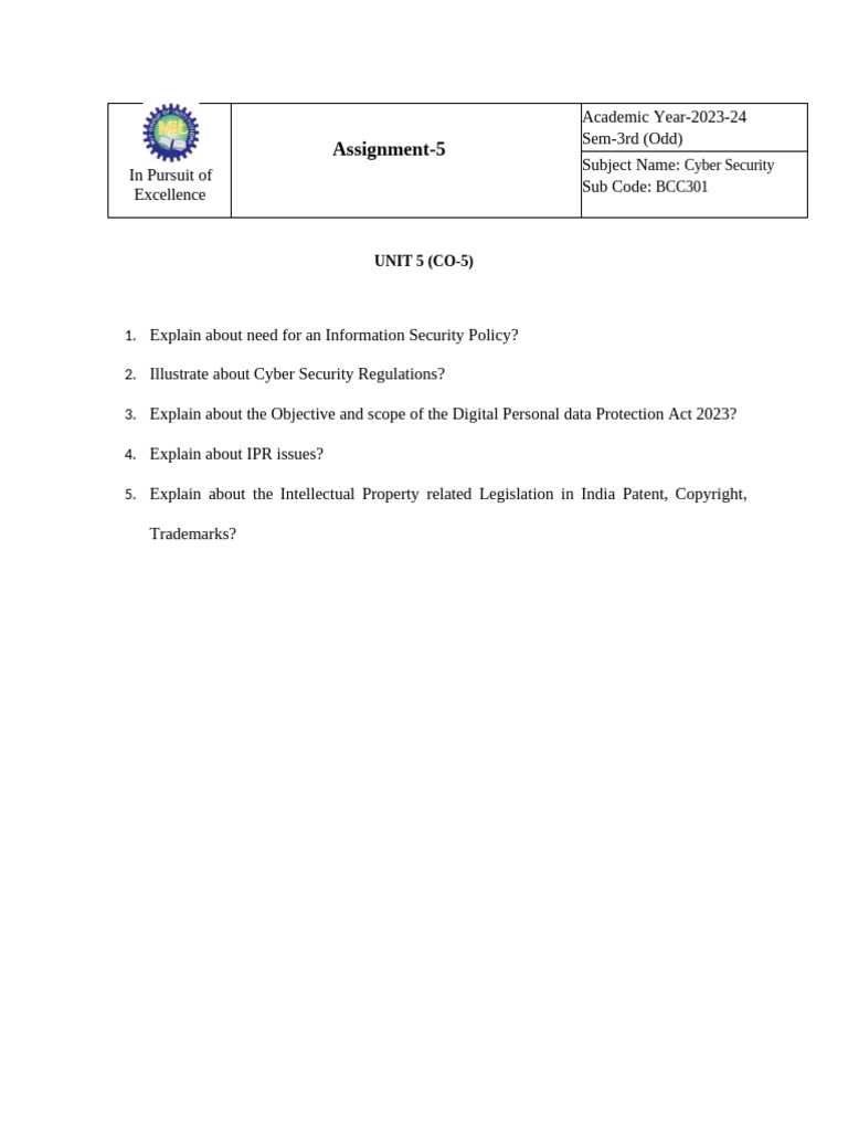 Cyber- Assignment_5 | PDF