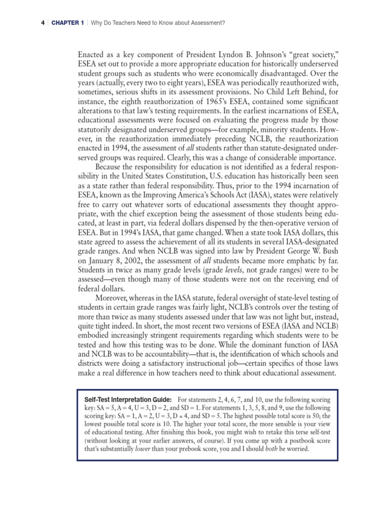 Importance of Assessment in Education | PDF | Elementary And Secondary ...