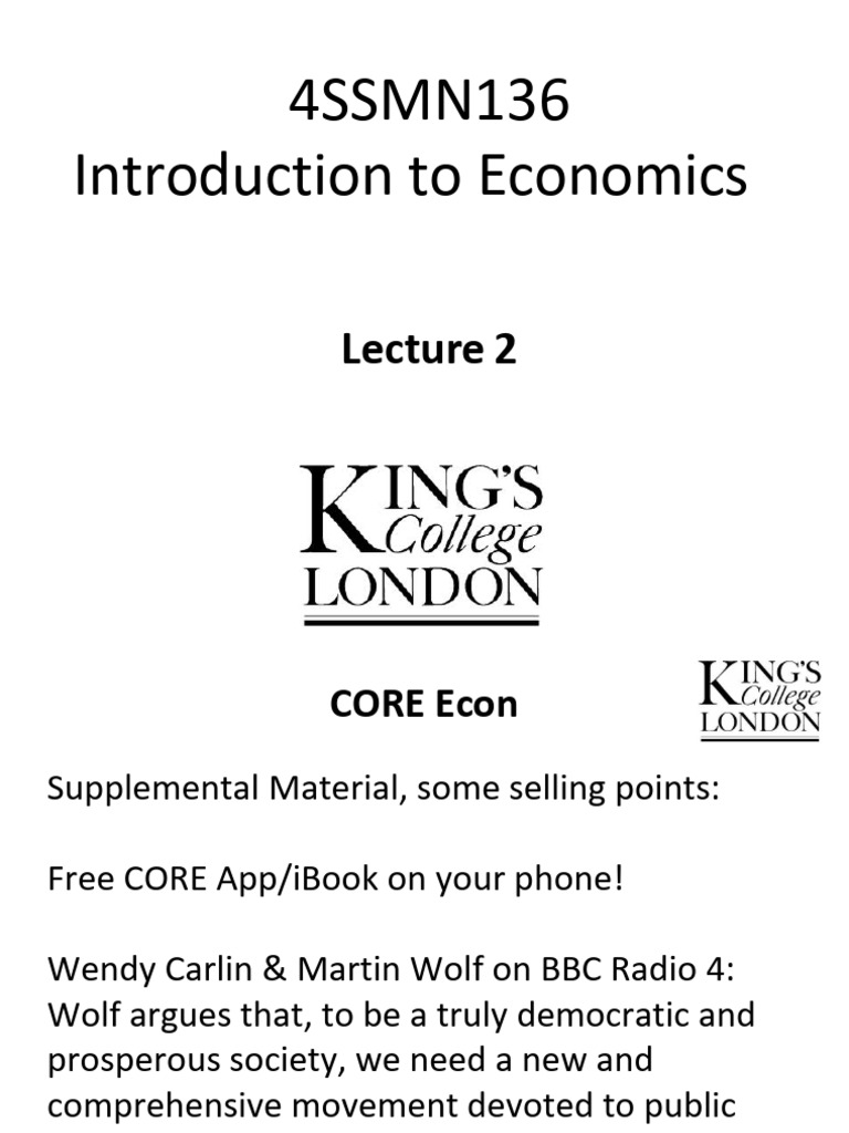 Lecture2 | PDF | Economic Equilibrium | Supply And Demand Lecture2 | PDF | Economic Equilibrium | Supply And Demand
