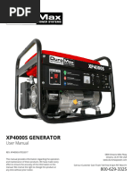 Generac 4000XL Generator Manual | PDF | Alternating Current | Gasoline