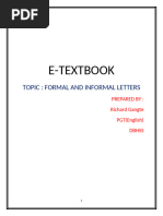 English Letter | PDF