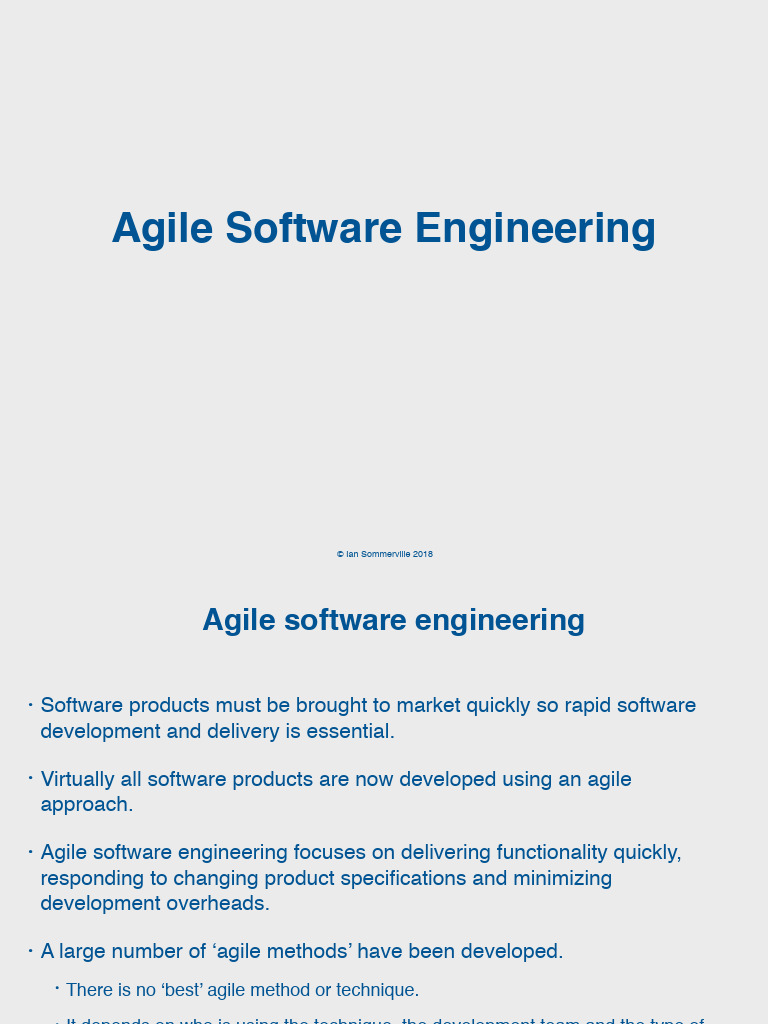 2. Agile Software Engineering | PDF | Scrum (Software Development) | Agile Software Development