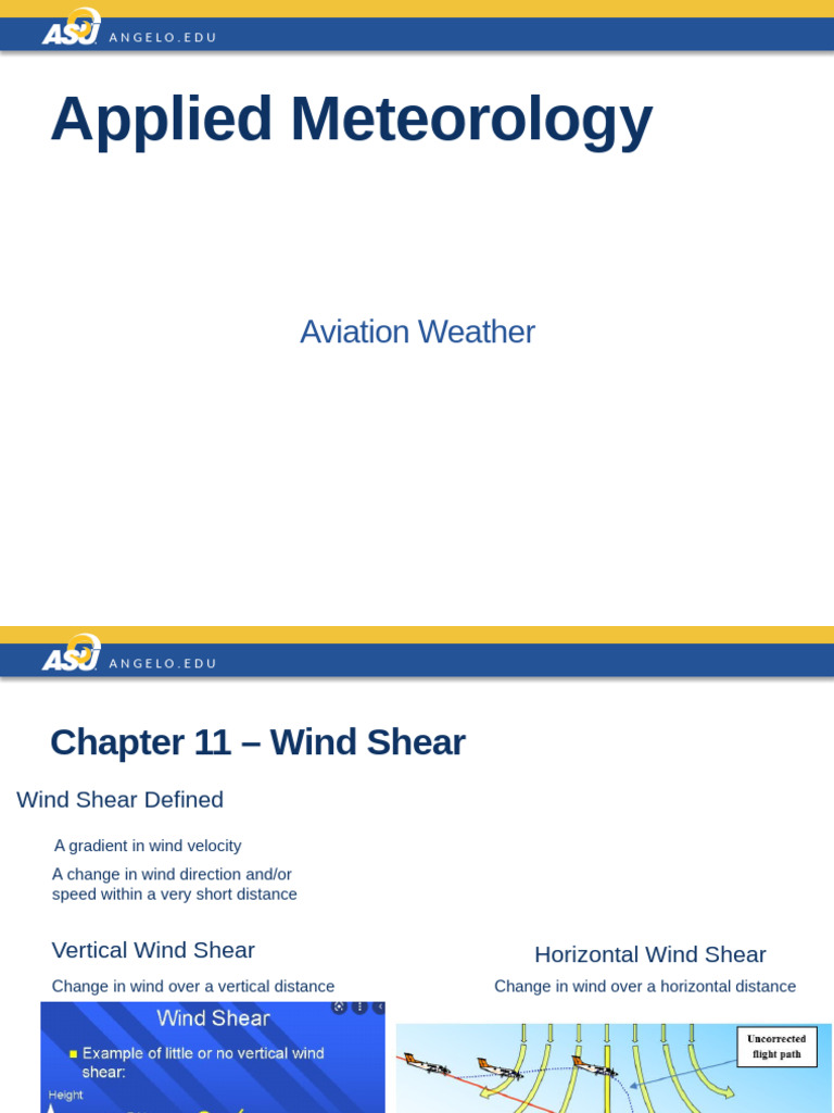 Chapter 11 - Aviation Weather | PDF
