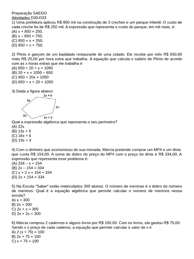 Atividade_D 29 D33 | PDF