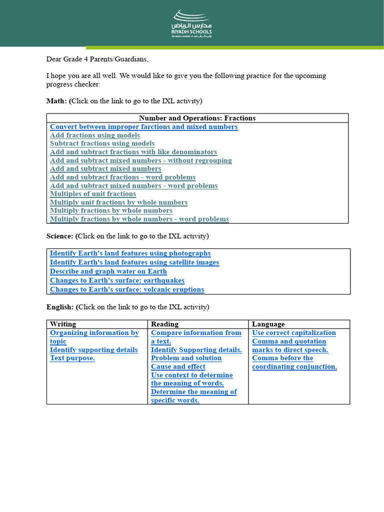 Revision Pack-Grade 4-Week 9 | PDF | Volcano | Plate Tectonics